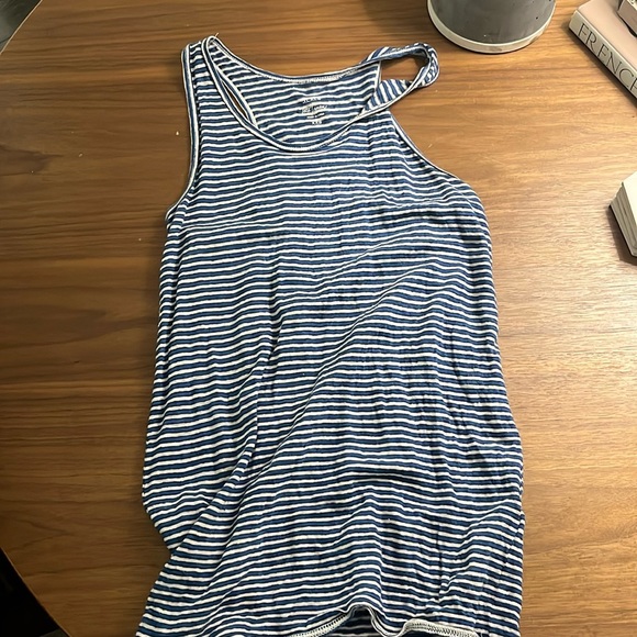 J. Crew | Tops | J Crew Linen Striped Tank | Poshmark